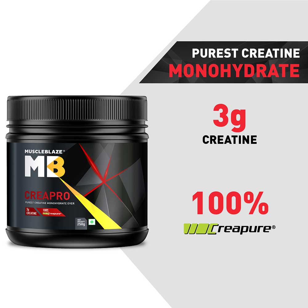 Muscleblaze Creapro Creatine With Creapure 250g 0 55 Lb Online