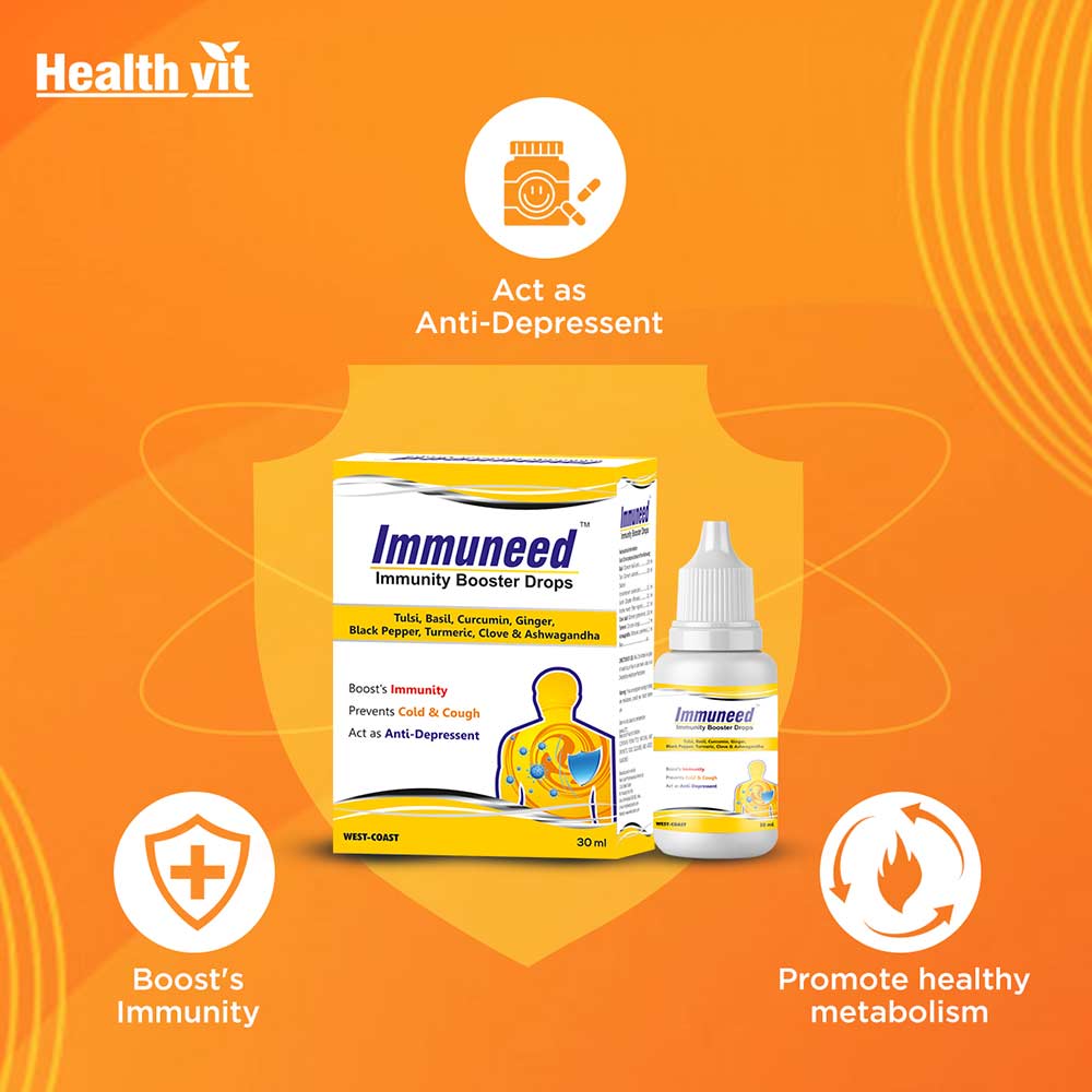 Immuneed Immunity Booster Drops at Best Price in India | Healthkart.com