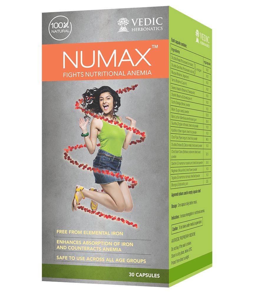 Vedic Herbonatics Numax, 30 capsules at Best Price in India ...