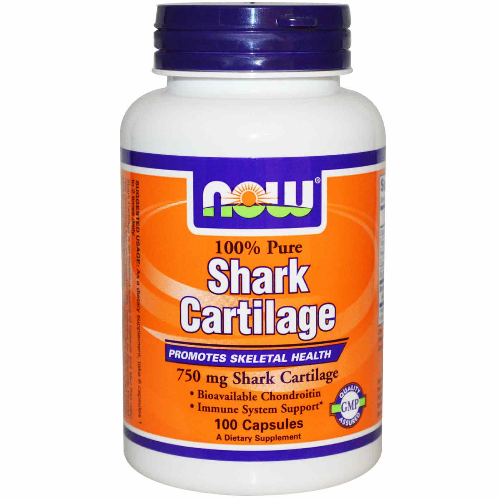 Now Shark Cartilage (750 mg), 100 capsules at Best Price in India ...