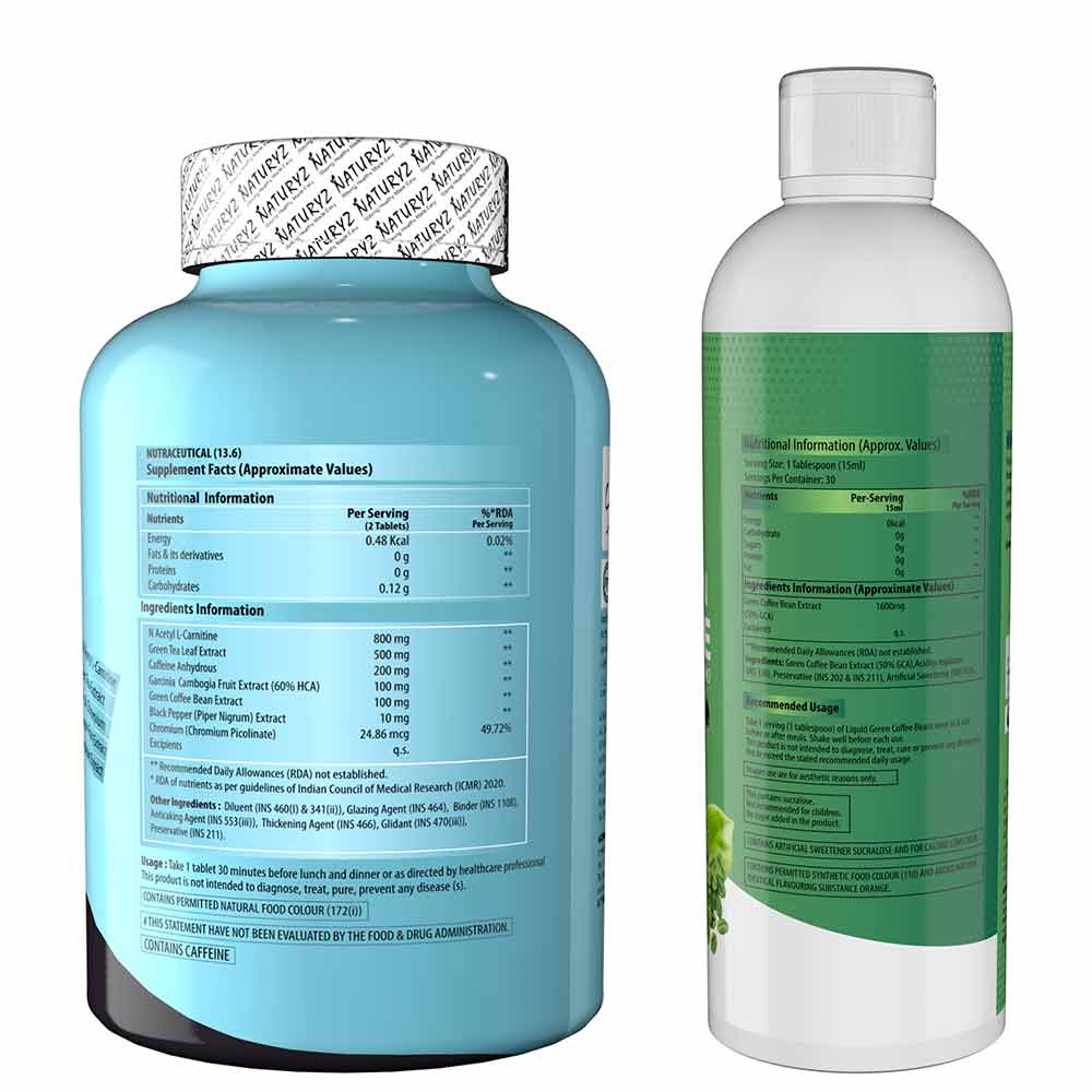 LEAN CUTZ Thermogenic Fat Burner 90 Tablets & Triple Strength Green ...