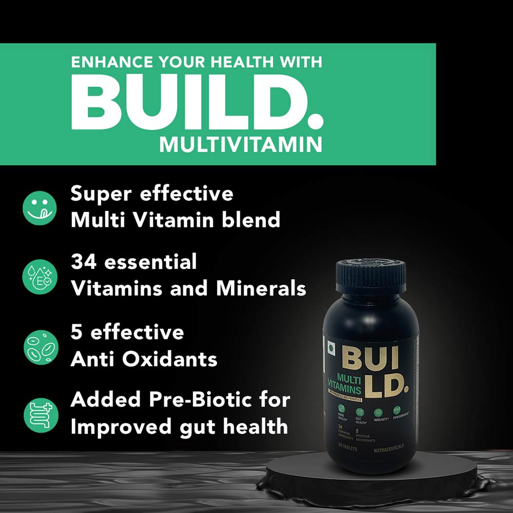 Build Multivitamins, 60 tablet(s) Unflavoured at Best Price in India ...