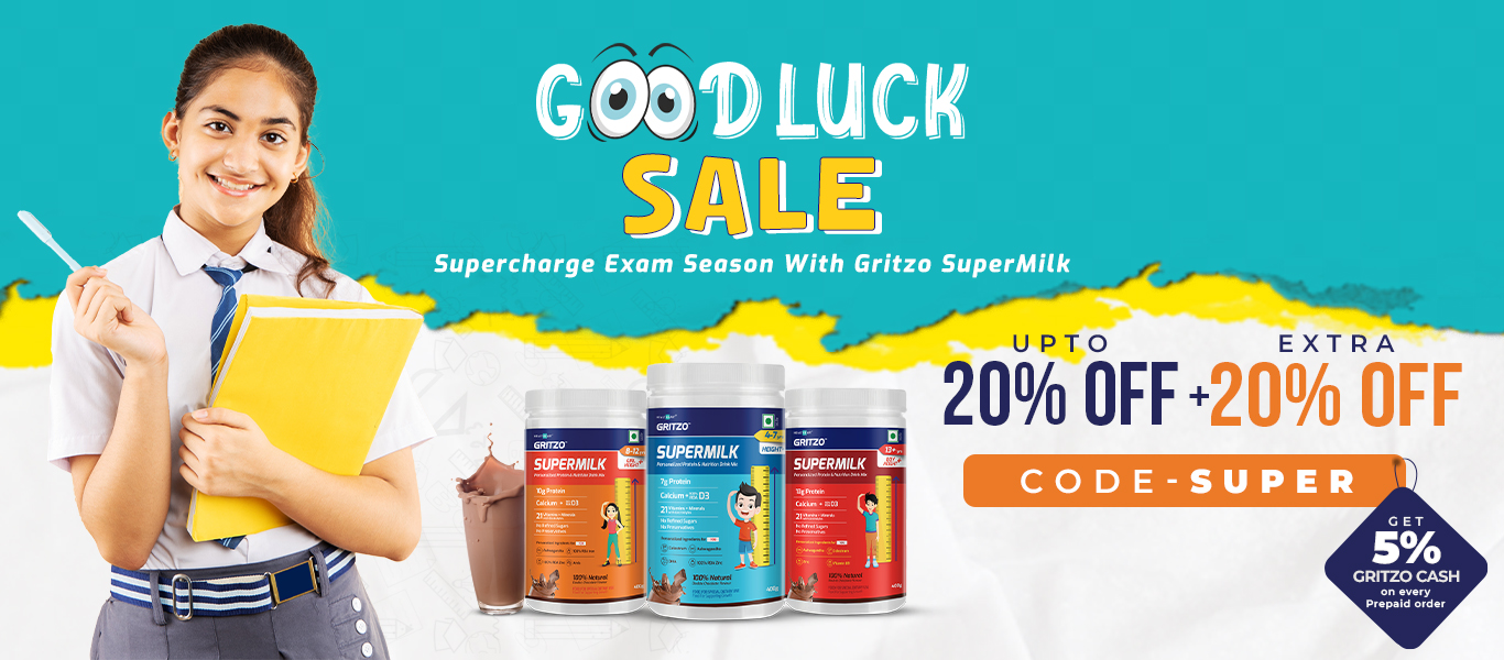Gritzo: Personalized Nutrition & SuperMilk Protein Drinks for Kids