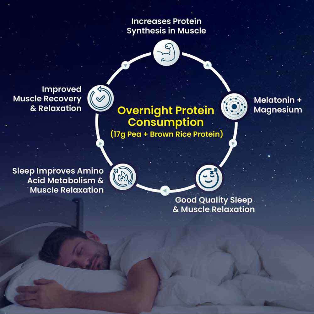 Plant Protein Night Slow Digestion at Best Price in India | https://www ...