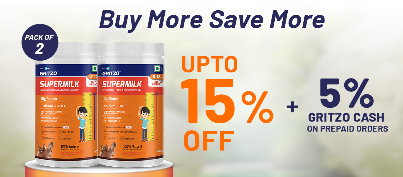 Personalized Nutrition & SuperMilk Protein Drinks for Kids: Gritzo