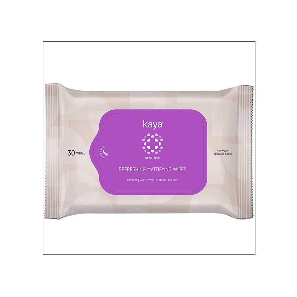 Kaya Refreshing Mattifying Wipes, 30 Piece(s)/Pack for All Skin Types ...